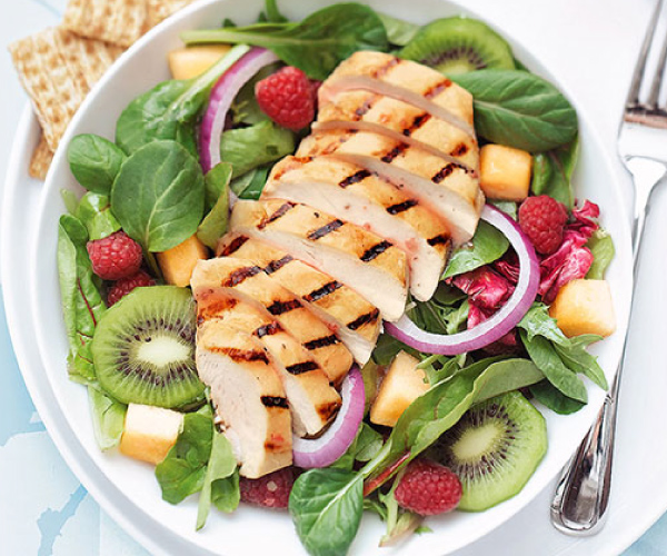Grilled Chicken and Fruit Salad Recipe | Blue Rhino